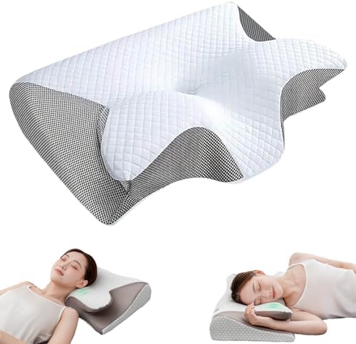 Amazon.com: Cobio Contour Relief Pillow, 2024 Best Memory Foam Neck ...