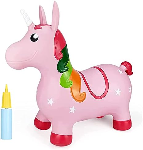 AARCHITA Inflatable Rubber Jumping and Riding Horse Bouncing Horse ...