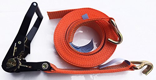 Lifting Safety AMZ1024026 Two Part Ratchet Strap with Claw hooks, 50 mm ...