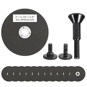 Amazon.com: 2 Inch Die Grinder Cut Off Wheel,15 Pack 2” Metal Cutting ...