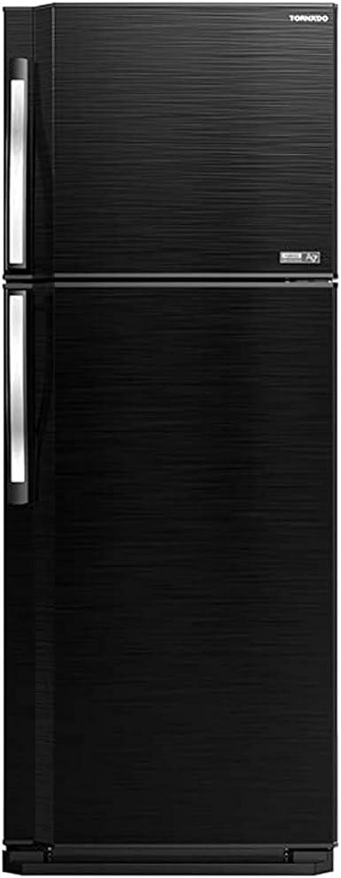 Tornado RF-48T-BK No Frost Refrigerator, 386 Liters, 2 Doors - Black ...