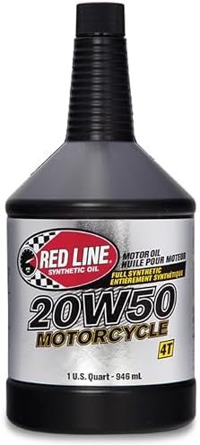 Red Line 42504 20W-50 Motorcycle Oil - 1 Quart Bottle : Amazon.ca ...