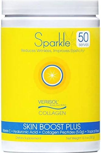 Amazon.com: Sparkle Skin Boost (Orange) [50-Serves] Verisol Collagen ...