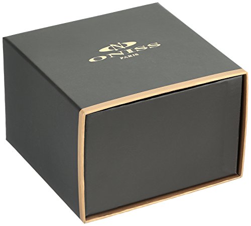 Oniss Paris Women's Quartz Stainless Steel and Leather Dress Watch ...