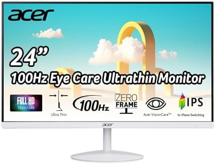 Amazon.com: Acer KB272 EBI 27" IPS Full HD (1920 x 1080) Zero-Frame ...