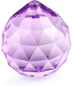 Amazon.com: Crystal Ball Prisms Pendant Feng Shui Suncatcher Decorating ...
