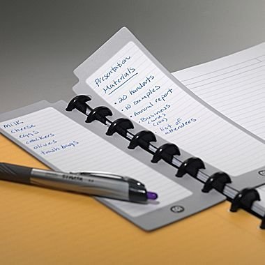 Staples Arc System Task Pads, White and Gray, 2-1/2” x 7-1/2”, 150 ...