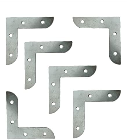 Hydur 3INCHs Iron 90 Degree Joint Right Angle L Shape Corner for Wood ...