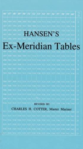 Buy Hansen's Improved Ex-meridian Tables Book Online at Low Prices in ...