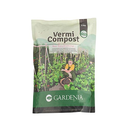 Gardenia Organic Manure Vermicompost (1Kg, Black) : Amazon.in: Garden ...