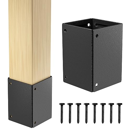 Snapklik.com : FMhotu Post Base Protectors,Adjustable Deck And Fences ...