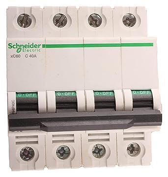 Schneider ACT 9 10A 4 Pole MCB (Multicolour) (Sch-4pole) : Amazon.in ...
