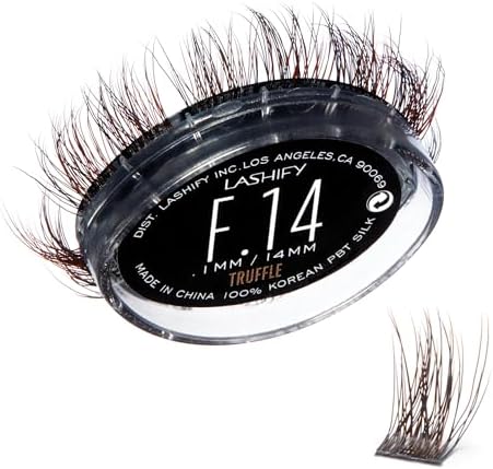 Amazon.com: Lashify Fluffy 14mm Gossamer Eyelash Extensions Refill ...