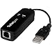 StarTech.com USB 2.0 Fax Modem - 56K External Hardware Dial Up V.92 ...