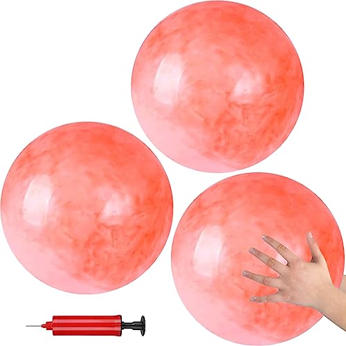Snapklik.com : 3 Pcs 15 Inch Marbleized Bouncy Balls For Kids Large ...