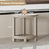 Amazon.com: Ciokea Corner Shower Stool for Inside Shower, HDPE ...