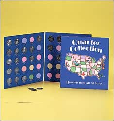 Amazon.com: 1999 - 2008 Fifty State Quarter Collection Coin Folder (By ...