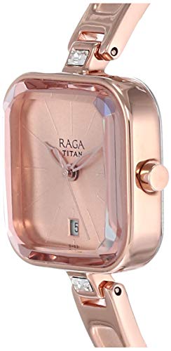 Titan Raga Viva Analog Rose Gold Dial Women's Watch-NL2607WM01 ...