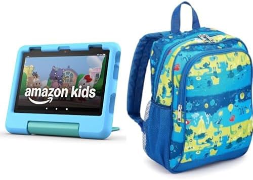 Amazon.com: Amazon Fire HD 8 Kids tablet, ages 3-7 (32GB, Blue ...
