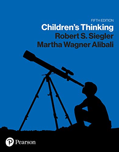Children's Thinking, The eBook : Siegler, Robert, Alibali, Martha, Ph.D ...