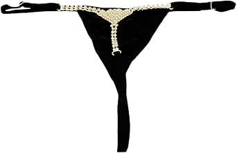 Amazon.com: TJCGCKK Women Simple Rhinestone G-string Thong Panties ...