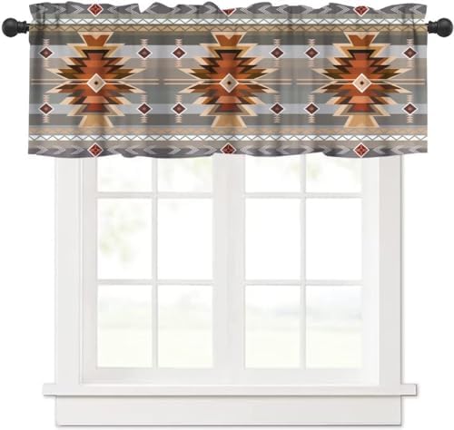 Amazon.com: SHElifestyle Tribal Aztec Window Valance Curtain, Navajo ...