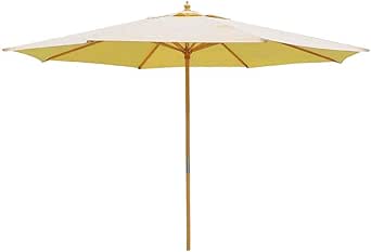 Amazon.com : Triprel Inc. 13' Feet Outdoor Patio Umbrella Wooden Pole ...