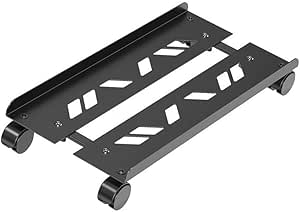 Amazon.com: Computer Tower Stand, Mobile Computer Case Floor Stand with ...