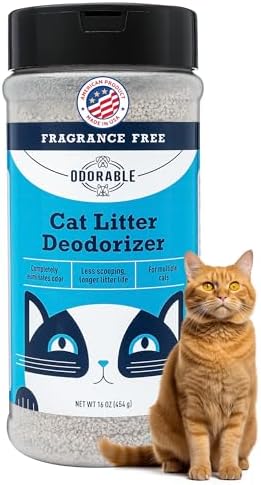 Amazon.com: Odorable Cat Litter Deodorizer - Unscented Odor Eliminator ...