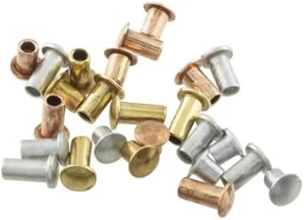 Amazon.com: Sample Rivet Pack For 3/32" Crafted Findings Riveting Tool