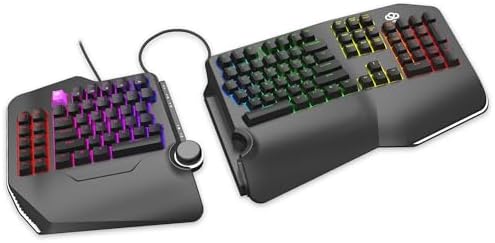 Amazon.com: Hardtochooseone Split Ergonomic Mechanical Keyboard ...
