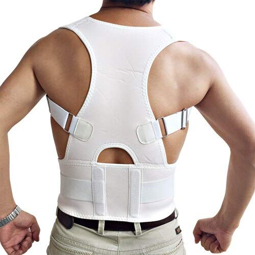 Adjustable Neoprene Spine Strap Posture Lumbar Support Belt for Men ...