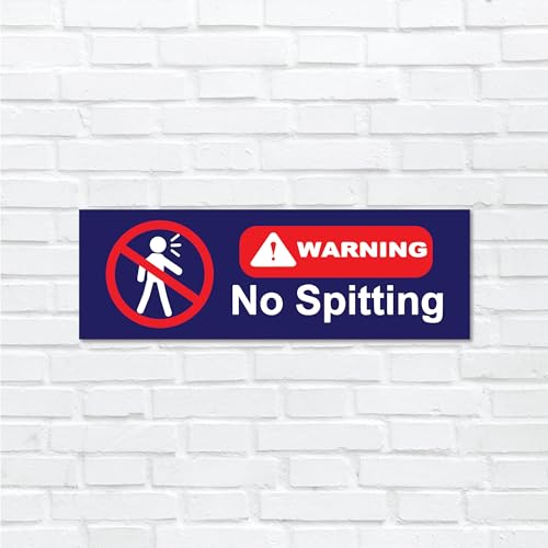 Buy SIGN EVER No Spitting Sign Boards For Bank Office Factory Hospital ...