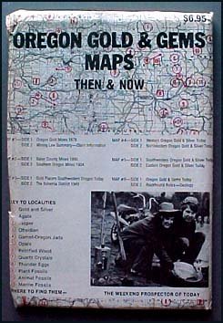 Oregon Gold & Gems Map Then & Now 1975: Binford & Mort: Amazon.com: Books