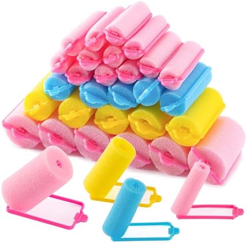 Amazon.com : MAQIHAN 36PCS Foam Hair Rollers - Sponge Rollers for Hair ...