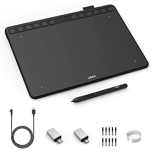 UGEE S1060 Graphic Drawing Pen Tablet 10 x 6.27 inch Graphic Tablet ...
