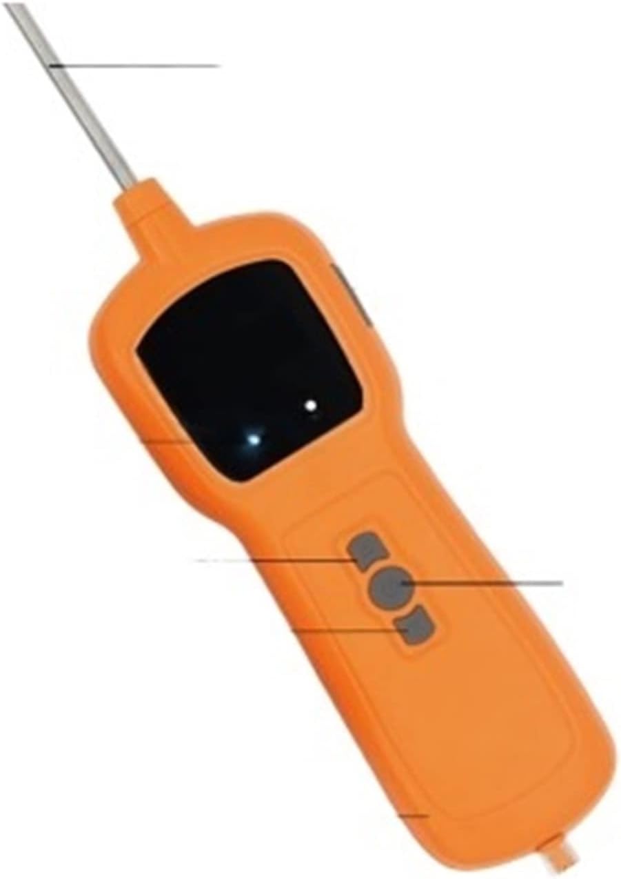 Portable Gas Detector， O2 H2S CO EX 4 in 1 Color Screen Handy Compound ...