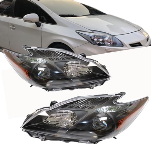 Amazon.com: Left Driver & Right Passenger Side Front Headlight Halogen ...
