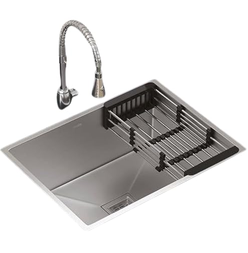 Modular Kitchen Sink | Stainless Steel with Kitchen Sink (24X18X10 Inch ...
