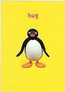 Pingu Character Hug Greetings Card PING1 : Amazon.co.uk: Home & Kitchen