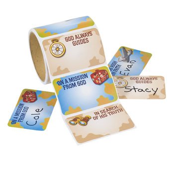 Buy Awesome Adventure Name Tags - Religious Crafts & Stickers Online at ...