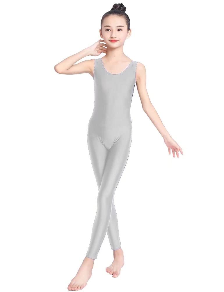 Snapklik.com : Girls Spandex Tank Dance Unitard Kids Dancewear