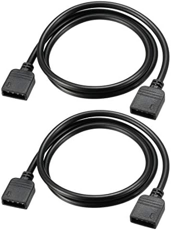 Amazon.com: GINTOOYUN RGB Extension Cable, 3-pin to SM 3Pin Female ARGB ...