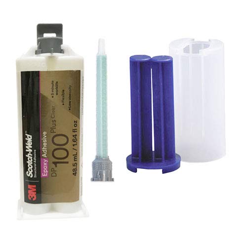 Amazon.com: 3M ScotchWeld DP100 Plus Clear - 4 Minute Flexible Fast Set ...