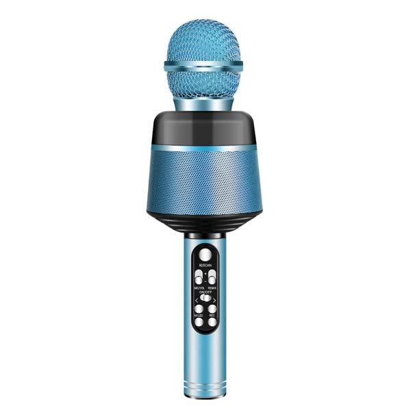 ACESQUARE Wireless Karaoke Mike | Multifunction Handheld Bluetooth ...