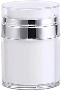 Amazon.com: Airless Pump Bottles Empty,Acrylic Cosmetic cream Jar ...