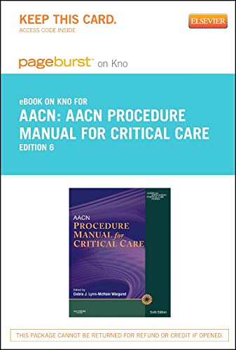 AACN Procedure Manual for Critical Care - Elsevier eBook on Intel ...