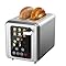 Amazon.com: WHALL Touch Screen Toaster 2 Slice, Stainless Steel Digital ...