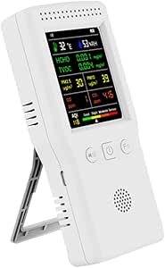 Amazon.com: Air Quality Monitor Formaldehyde Detector CO CO2 Meter PM2 ...