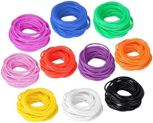 Amazon.com: 30 Pieces 10 Colors Silicone Jelly Bracelets Nonluminous ...